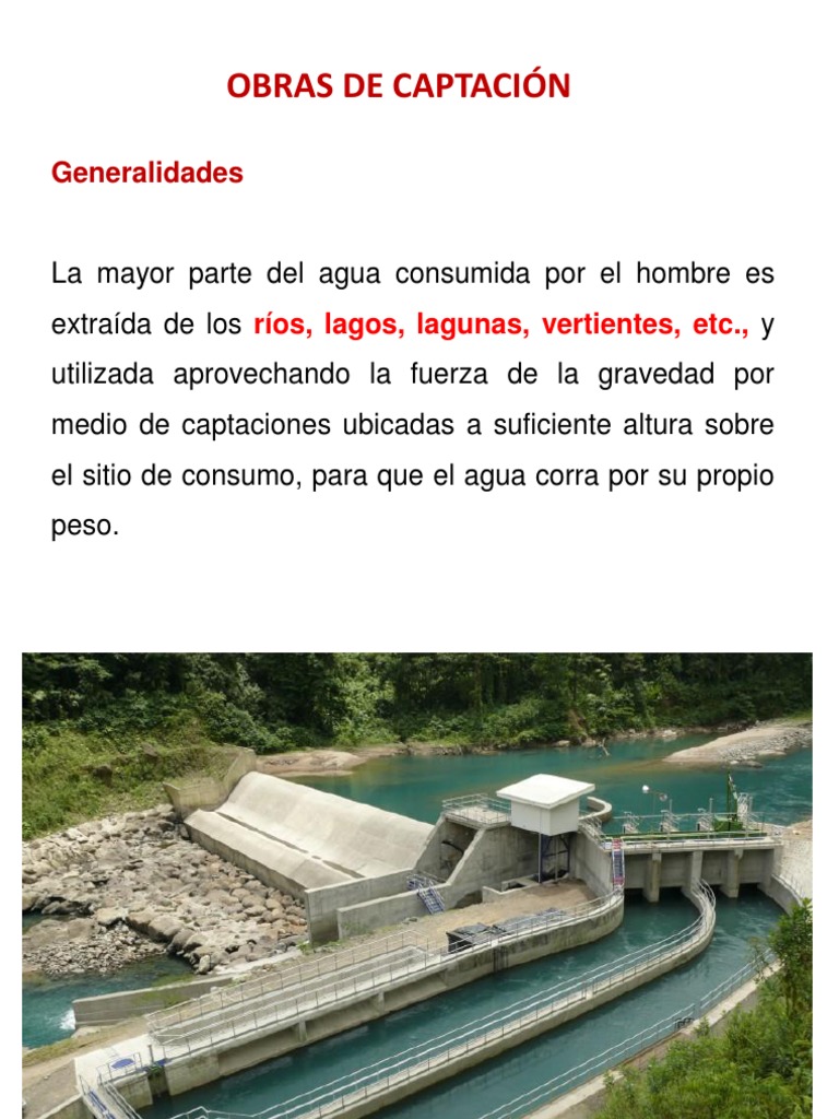 Tipos de Captación | PDF | Río | Canal