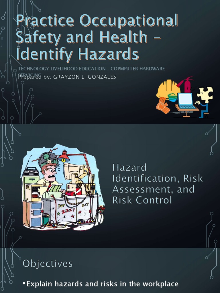 COMPUTER HARDWARE SERVICING SAFETY TRAINING | PDF | Hazards ...