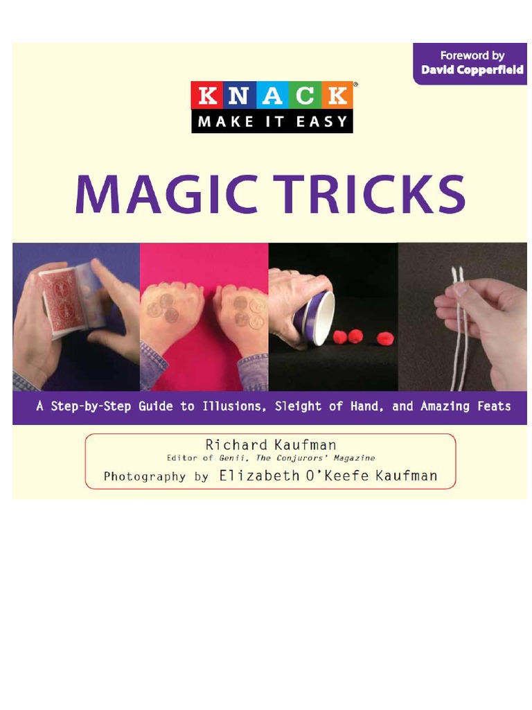 Richard Kaufman - Knack Magic Tricks A Step by Step Guide To Illusions ...