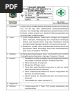 Sop Tanggap Darurat Tps Limbah b3 | PDF
