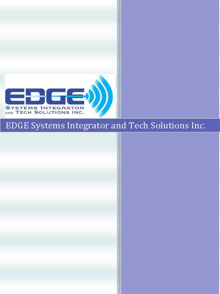 EDGE Company Profile Ver.8.2 (10.01.2018) | PDF | Security Alarm ...