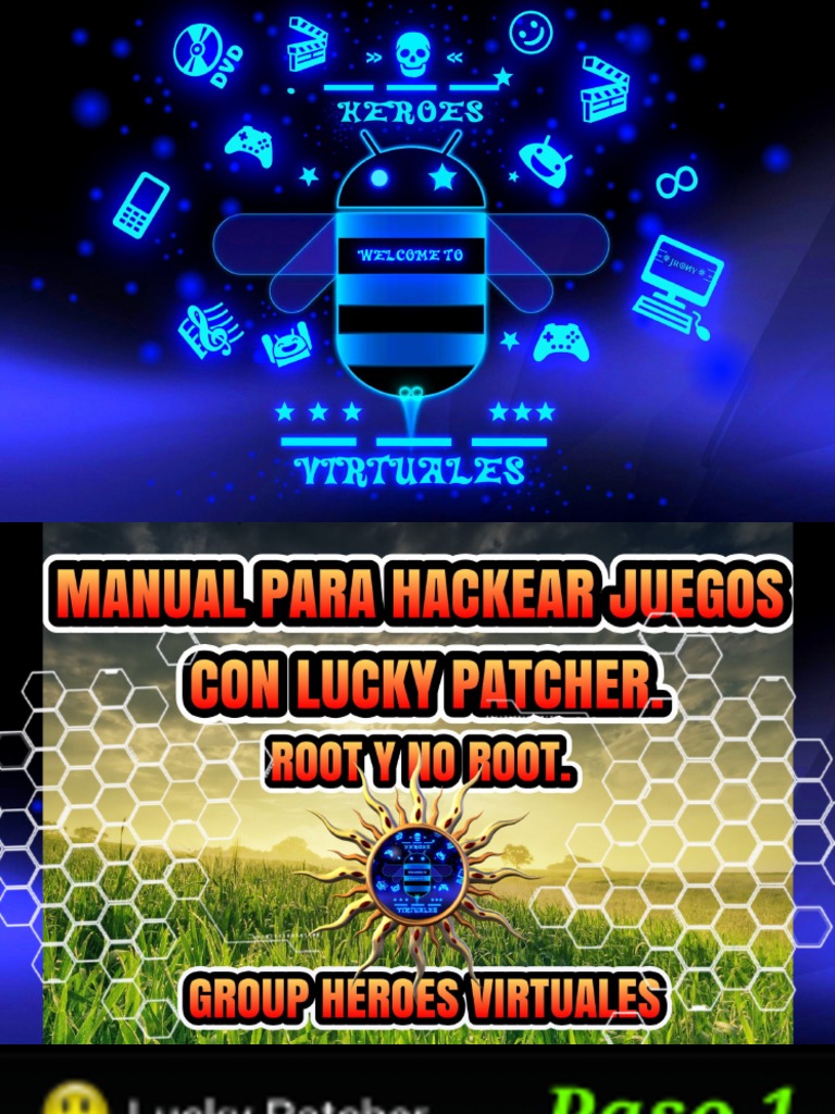 Manual para Hackear Juegos Con Lucky Patcher Group (Heroes Virtuales) - 1 | PDF