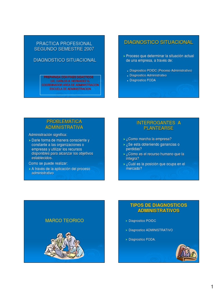 Diagnostico Situacional Diagnostico Situ PDF | PDF | Análisis FODA ...