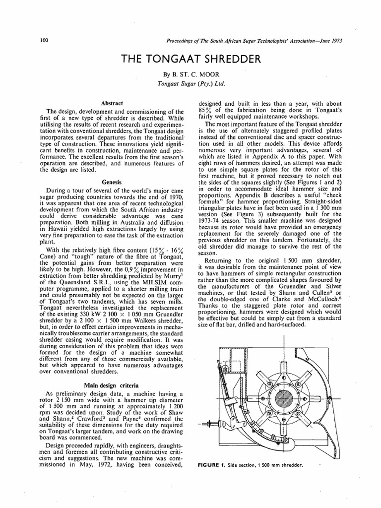 The Tongaat Shredder | PDF | Pendulum | Force