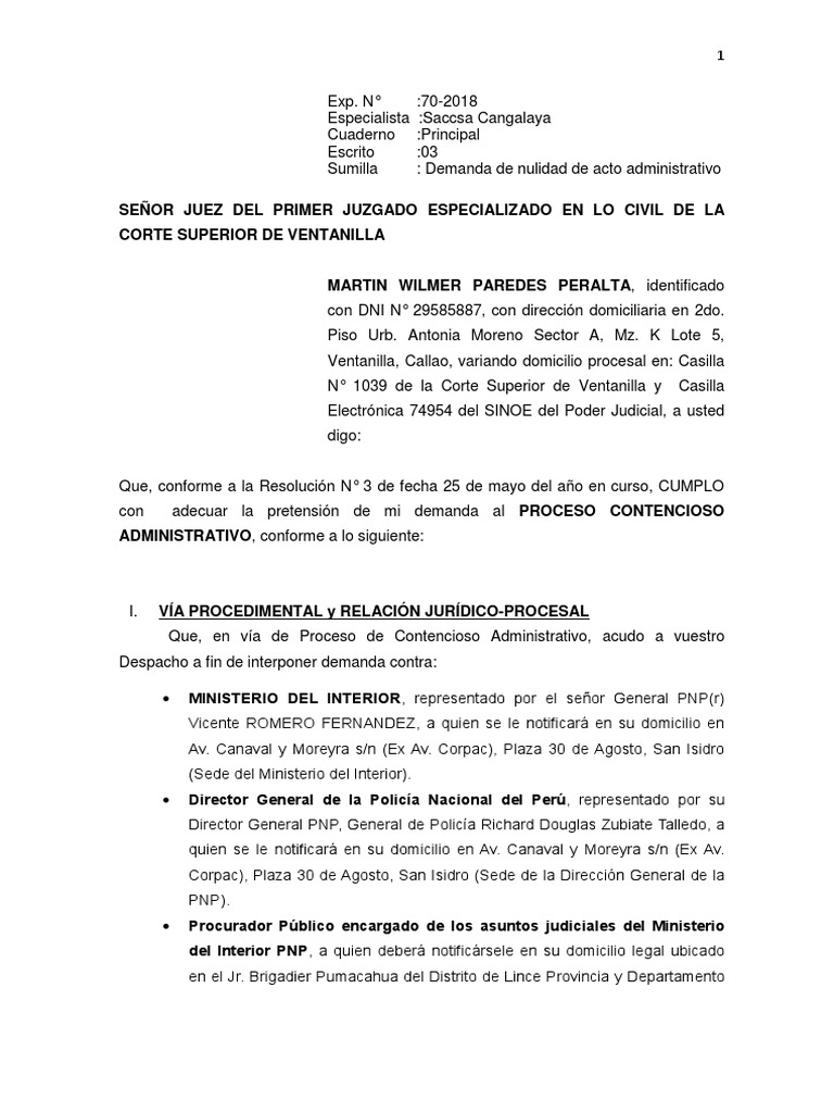 ASASDASD | PDF | Debido al proceso | Jurisdicción
