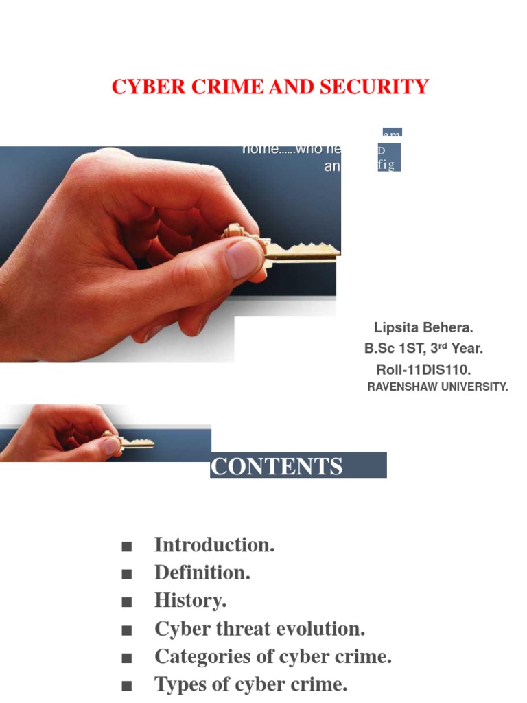 Understanding Cyber Crime: An Overview of Threats, Types of Attacks ...