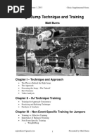 THP Jump Training Course | PDF | Foot | Force