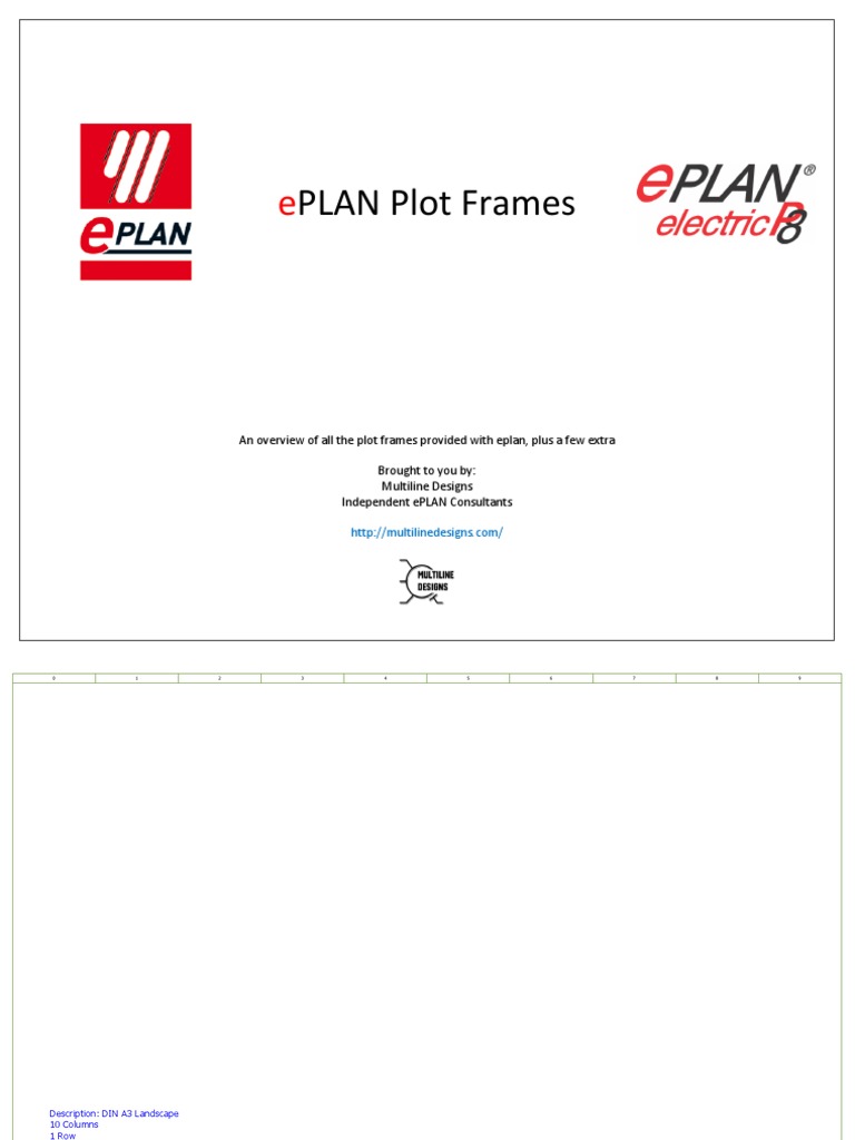 EPLAN Plot Frames NEW | PDF | Media Technology | Stationery