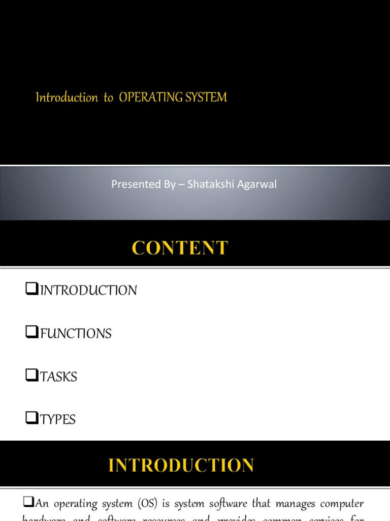 Operating System | PDF | Operating System | Microsoft Windows
