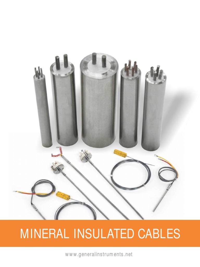 Mineral Insulated Cables | PDF | Thermocouple | Electrical Conductor
