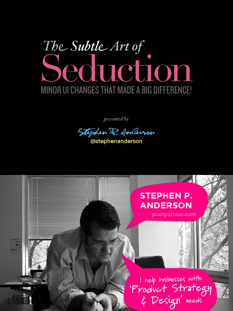 The Subtle Art of Seduction | PDF | Seduction | Cognitive Science