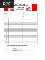 1 Contoh Nota Bengkel Motor | PDF