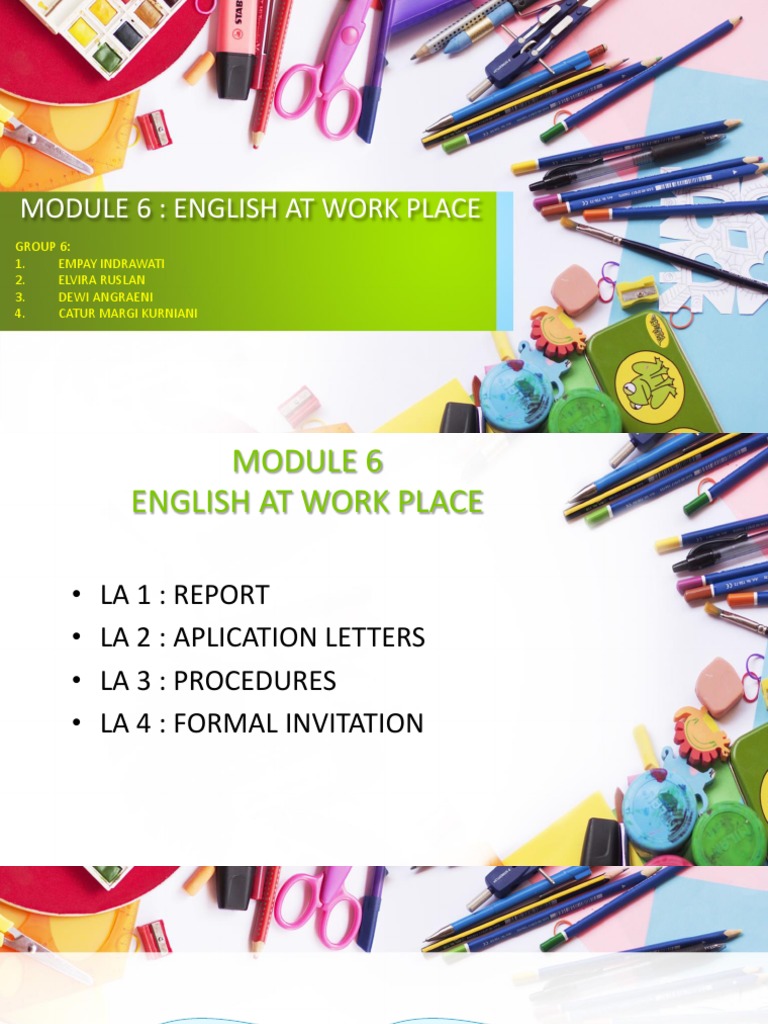 English Workplace Module: Formal Invitations | PDF | Foreign Language ...