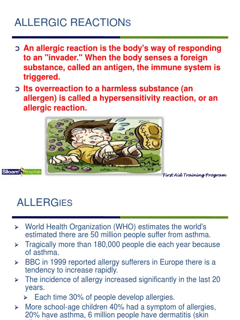 Allergic Reaction - Ref | PDF | Allergen | Allergy