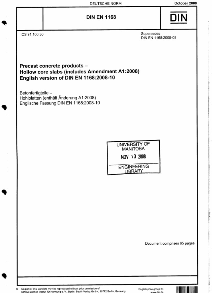 Din en 1168 PDF | PDF