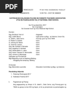 Memorandum Filipino | PDF