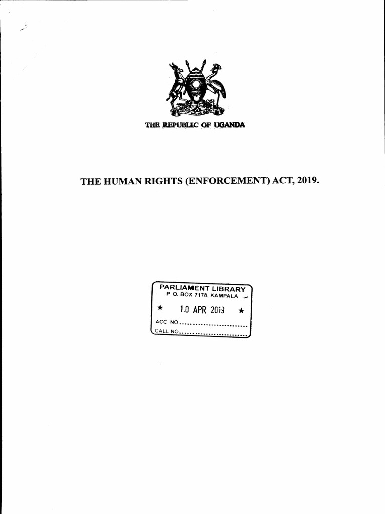 Human Rights (Enforcement) Act, 2019 | PDF | Remand (Detention) | Arrest