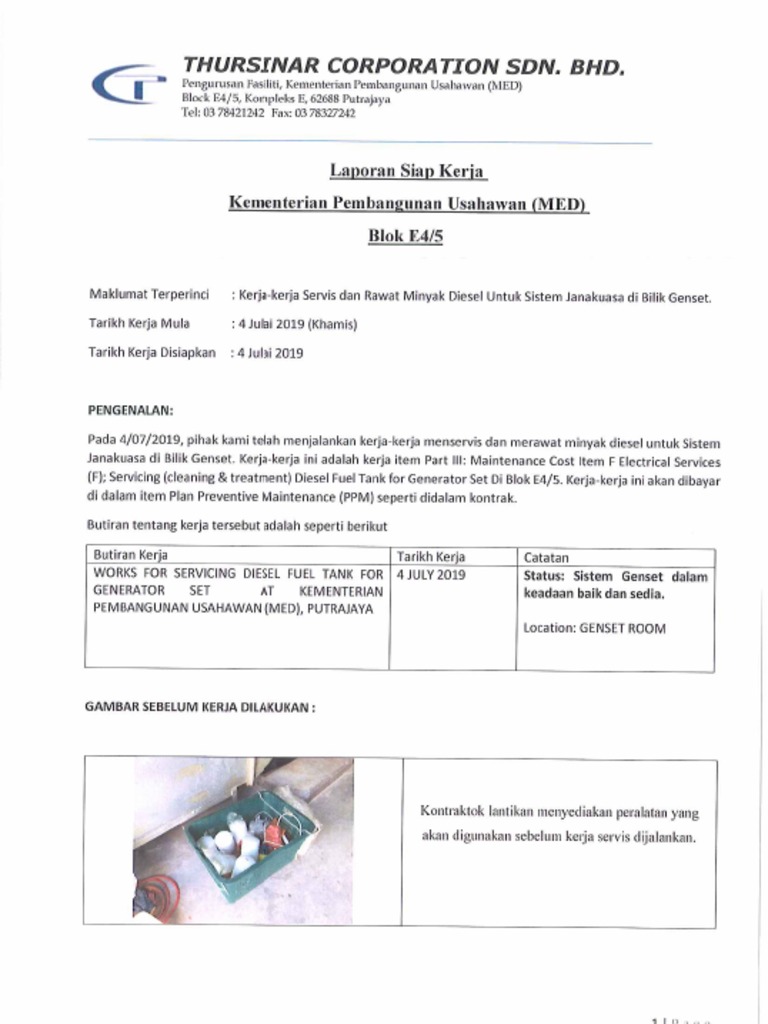 Laporan Siap Kerja | PDF