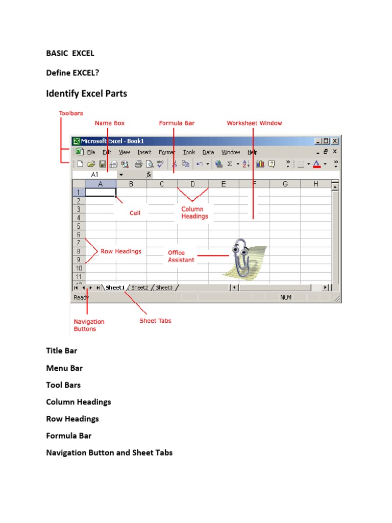 Basic Excel | PDF