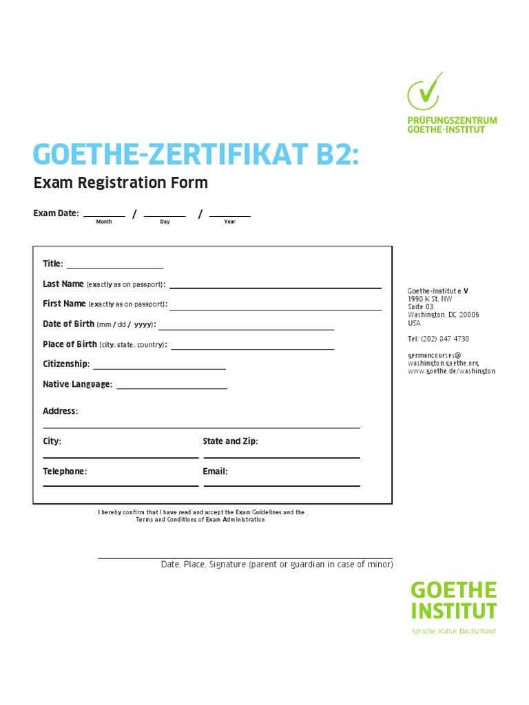Zertifikat B2 Form PDF | PDF | Government And Personhood | Government ...