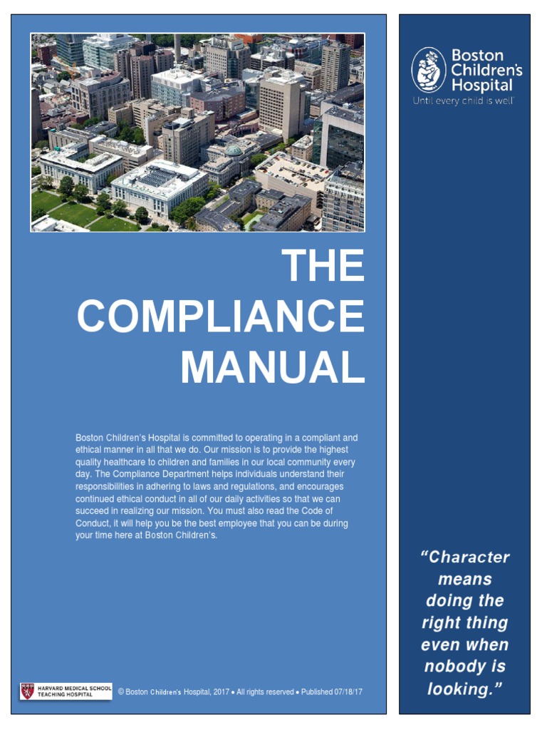 Compliance Manual | Download Free PDF | Regulatory Compliance | Medical ...
