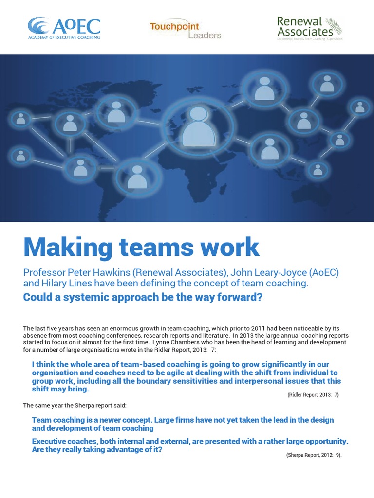 Making Teams Work | PDF | Stakeholder (Corporate) | Attention