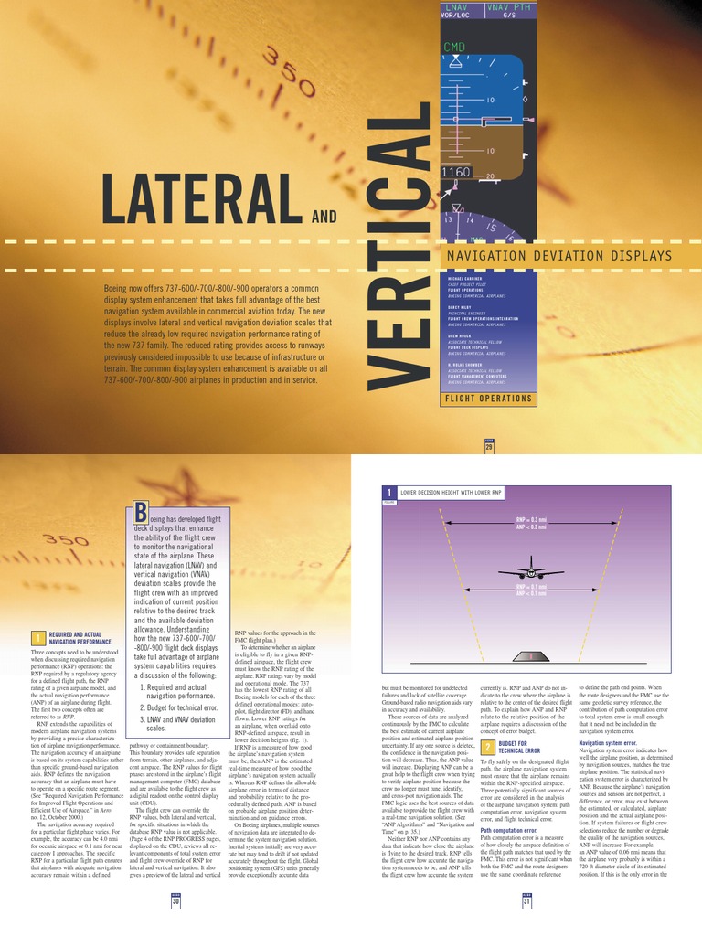 Lateral: Navigation Deviation Displays | PDF | Computers
