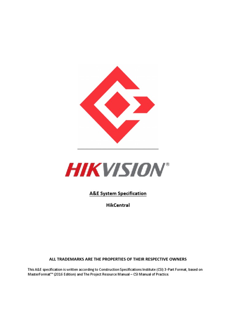 Hikvision | PDF | H.264/Mpeg 4 Avc | Computer Network