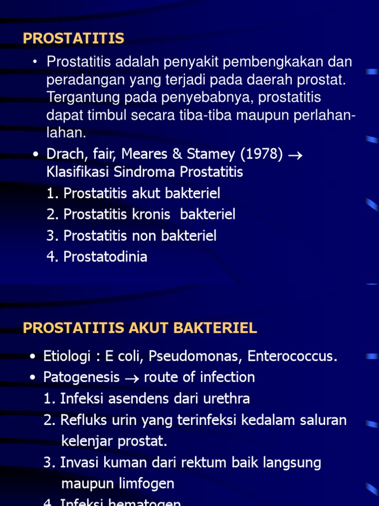 Prostatitis | PDF