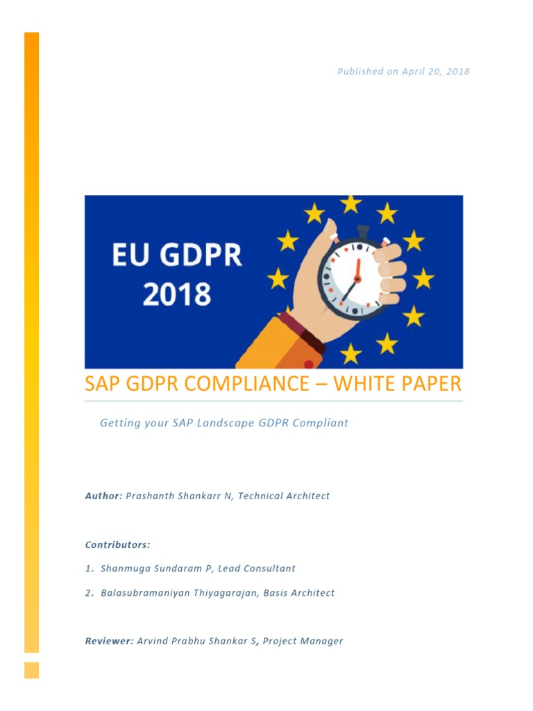 HCL GDPR Compliance White Paper | PDF | Personally Identifiable ...
