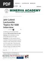 SSB All Interview Round Questions | PDF | Regiment | Military Science