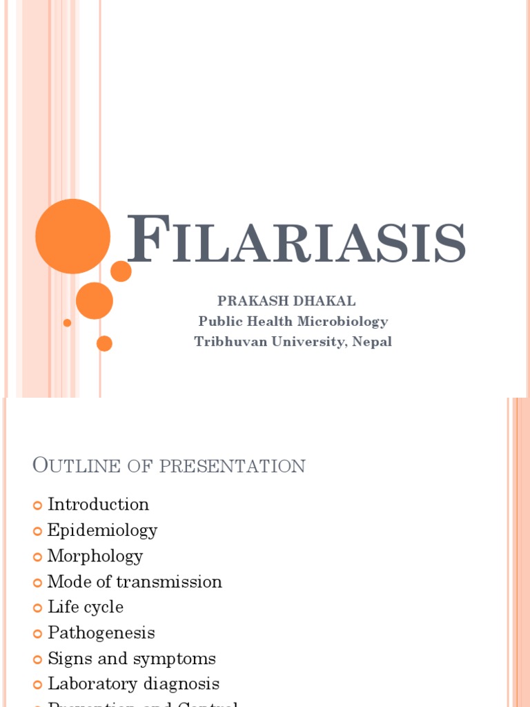 Filariasis 140310130022 Phpapp02 | PDF | Pathology | Medical Specialties