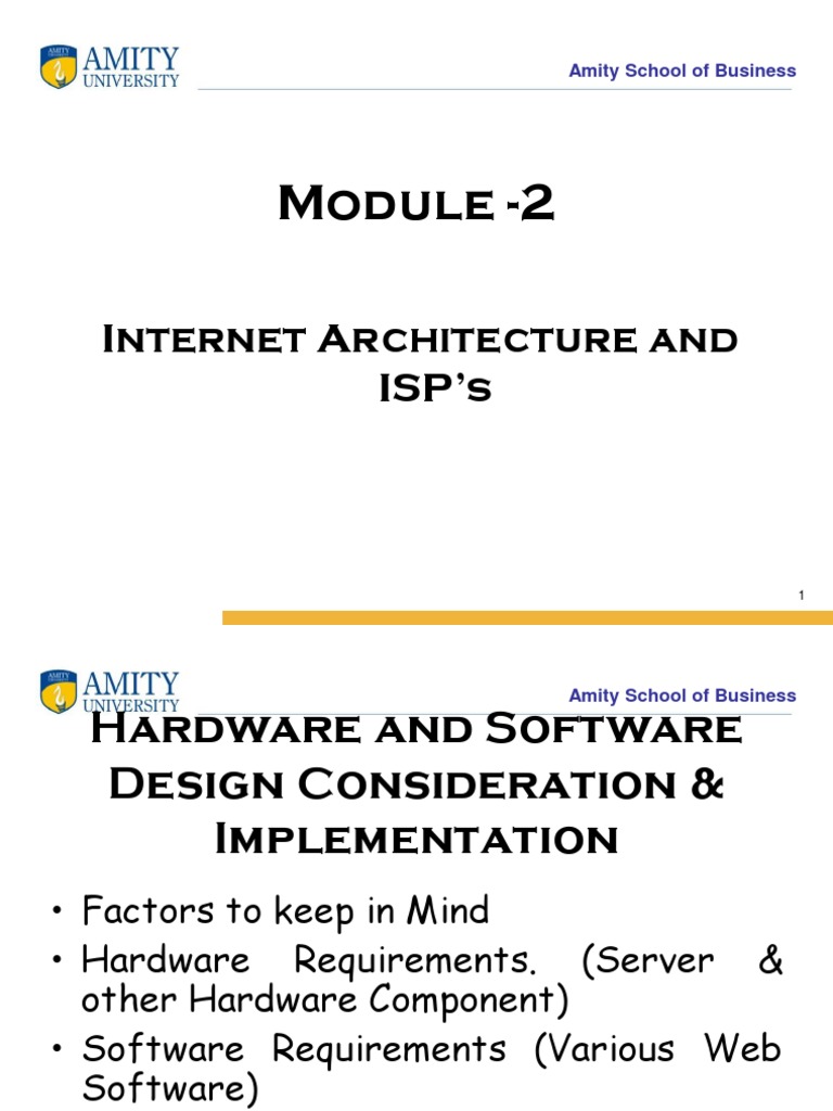 Module - 2: Internet Architecture and ISP's | PDF | Internet Service ...
