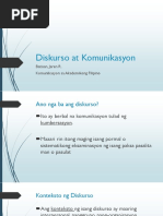 Teorya NG Diskurso | PDF