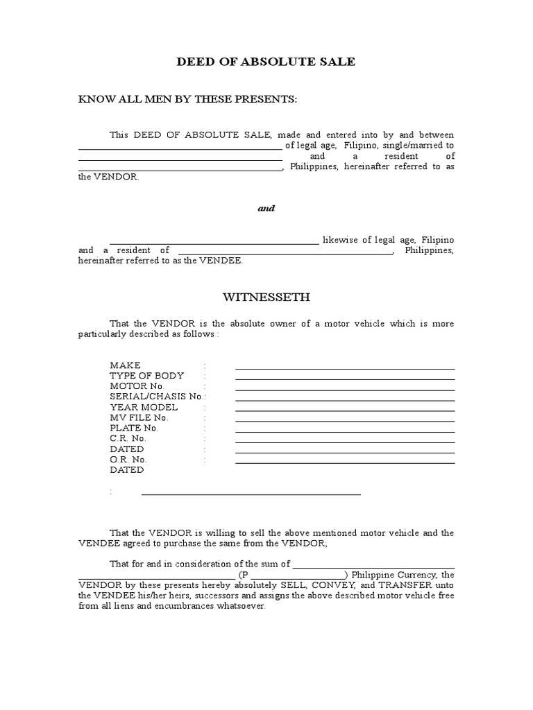 Doas Pawned Motor Vehicle | PDF | Environmental Law | Real Estate Law