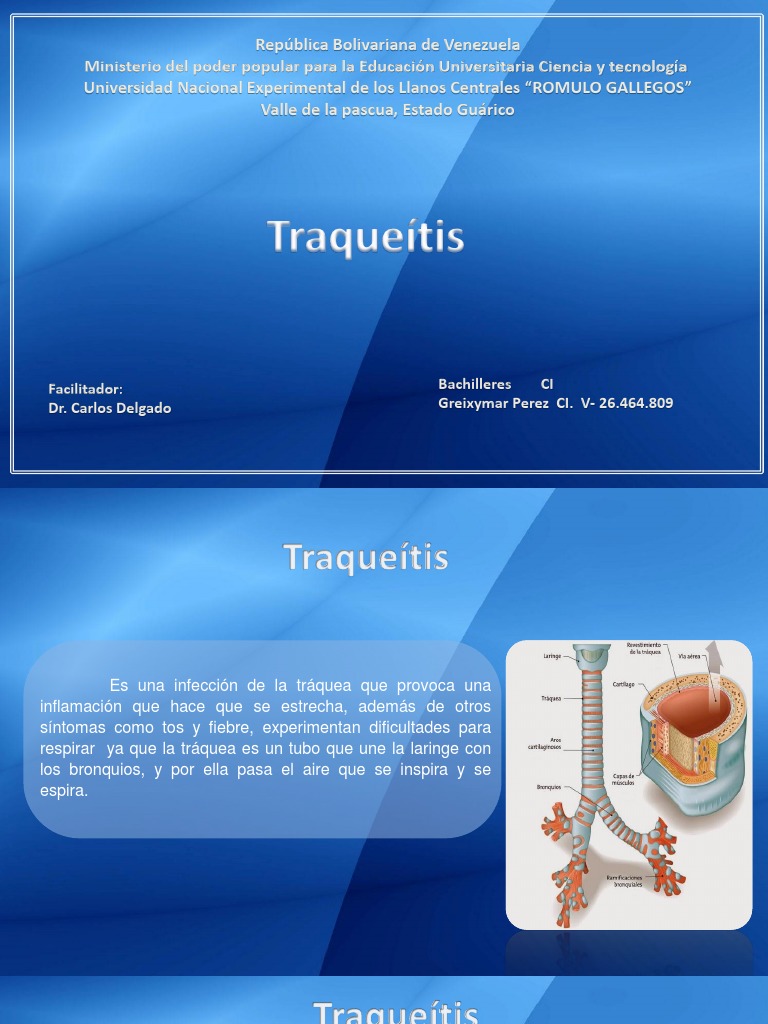 TRAQUEITIS | PDF | Tos | Enfermedades respiratorias