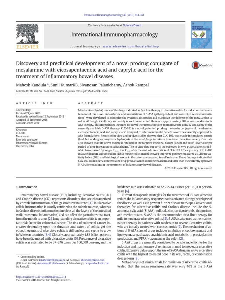 Latest Paper | PDF | Ulcerative Colitis | Inflammatory Bowel Disease