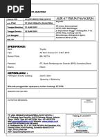 Contoh Daily Activity Report Harian | PDF