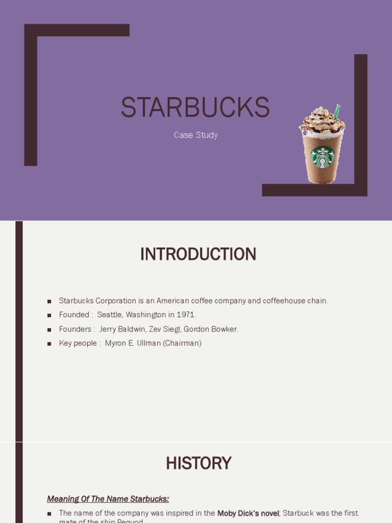 Starbucks: Case Study | PDF | Starbucks | Coffee