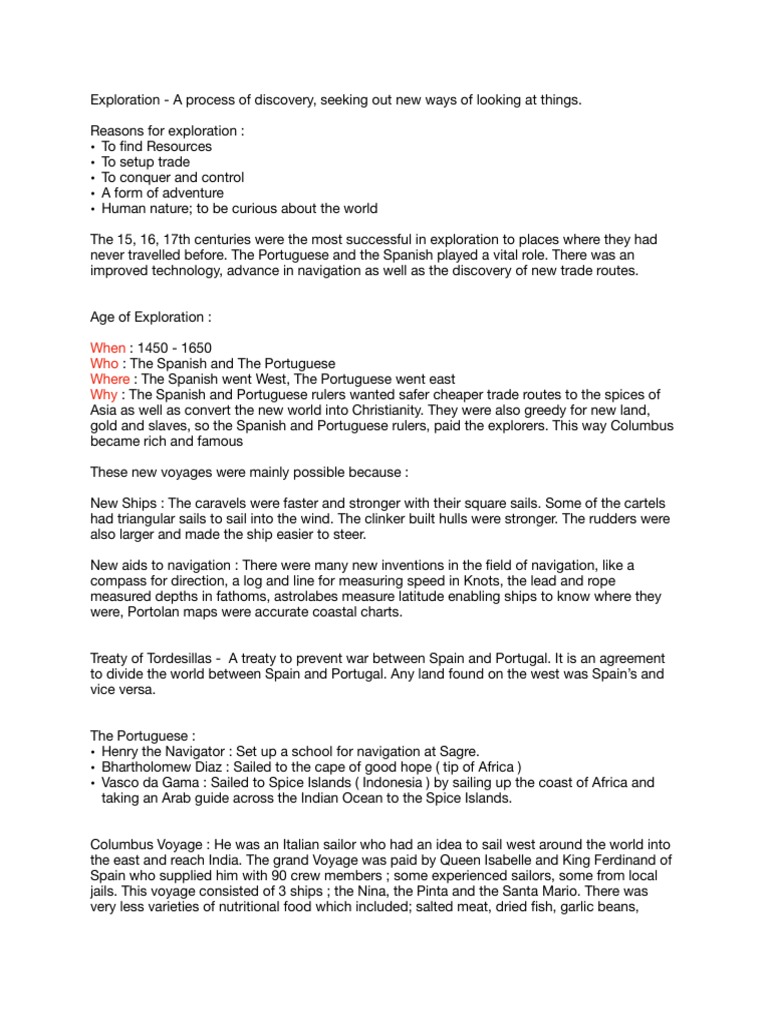 I&S Exploration | PDF | Christopher Columbus | Age Of Discovery