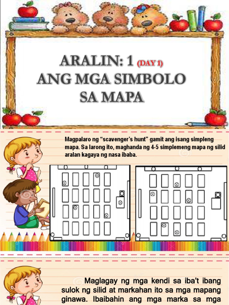 Aralin 1 Ang Mga Simbolo Sa Mapa DAY 1 | PDF