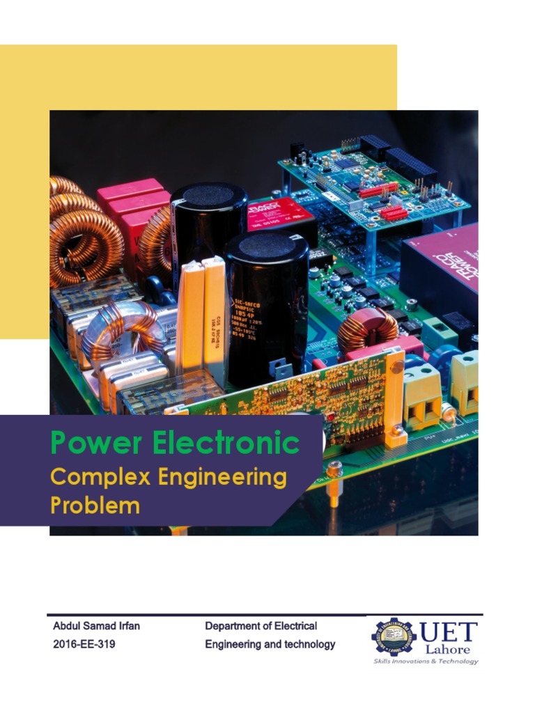 Power Electronic: Complex Engineering Problem | PDF | Direct Current ...