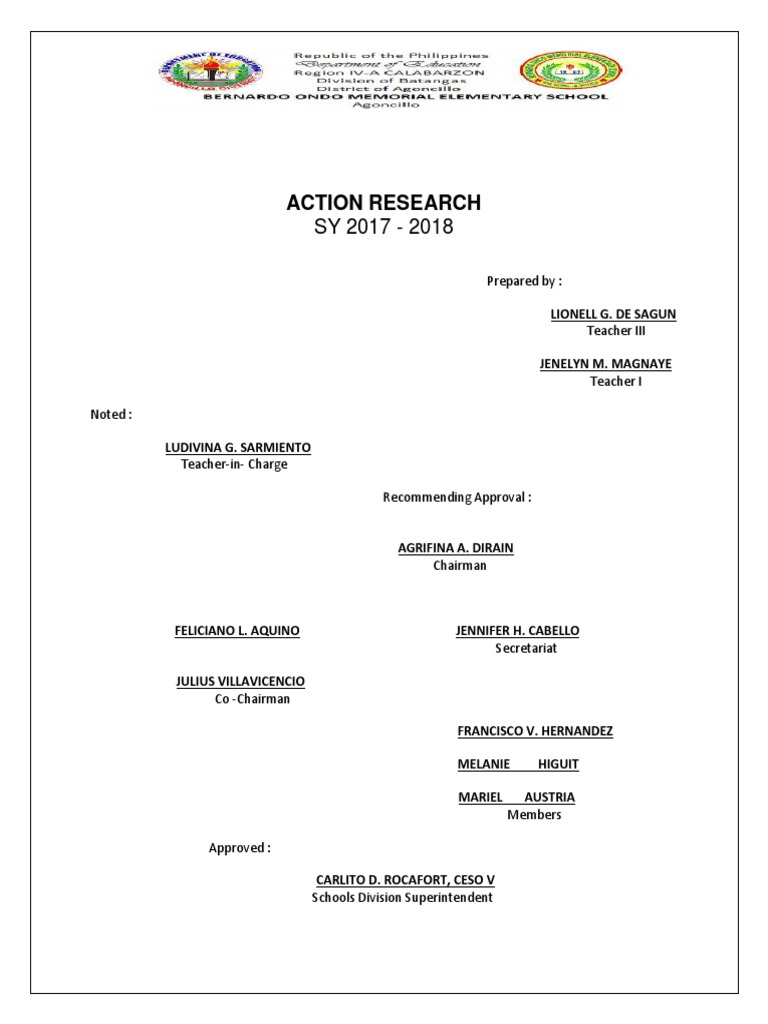 Action Research Cover | PDF