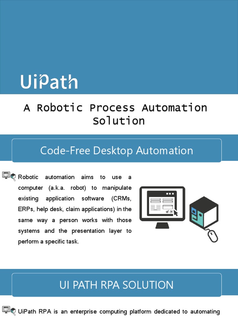 UI Path First Intro | PDF | User Interface | Automation