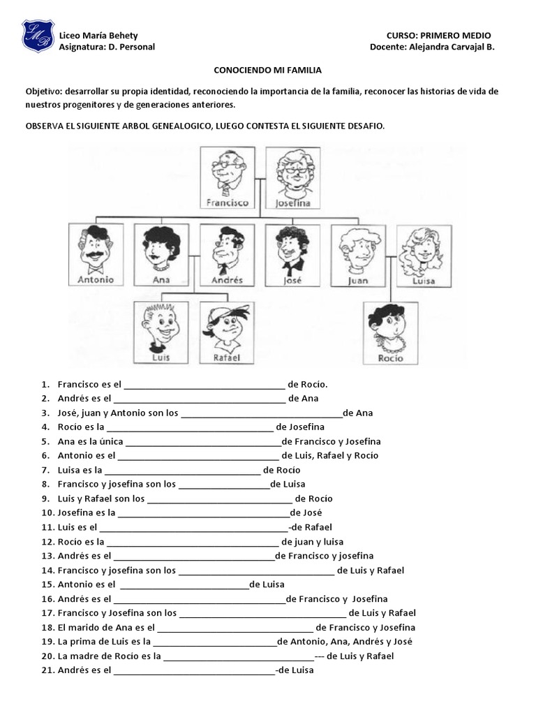 Actividad Familia | PDF