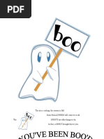 Halloween Neighborhood BOO Sign Free Printable | PDF