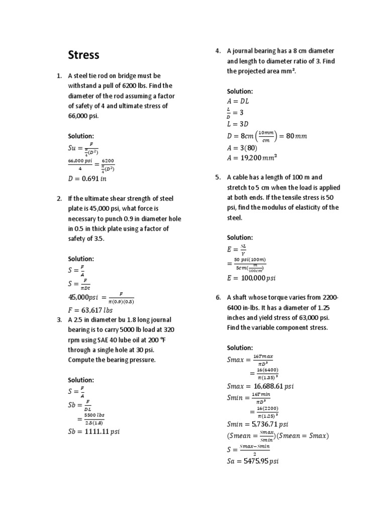 Machine Design - 1508581959091 PDF | PDF | Deformation (Mechanics ...