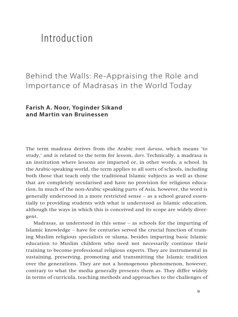 Madasa in Asia | PDF | Ulama | Islamism