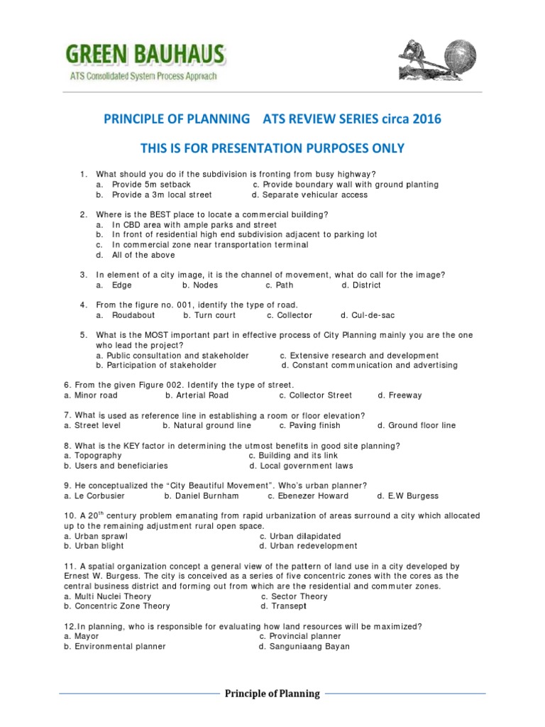 Ale Review | PDF | Land Use | Planning