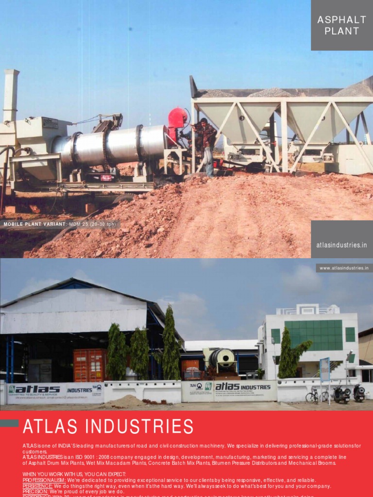 Asphalt Plant: Atlasindustries - in | PDF | Truck | Jet Engine